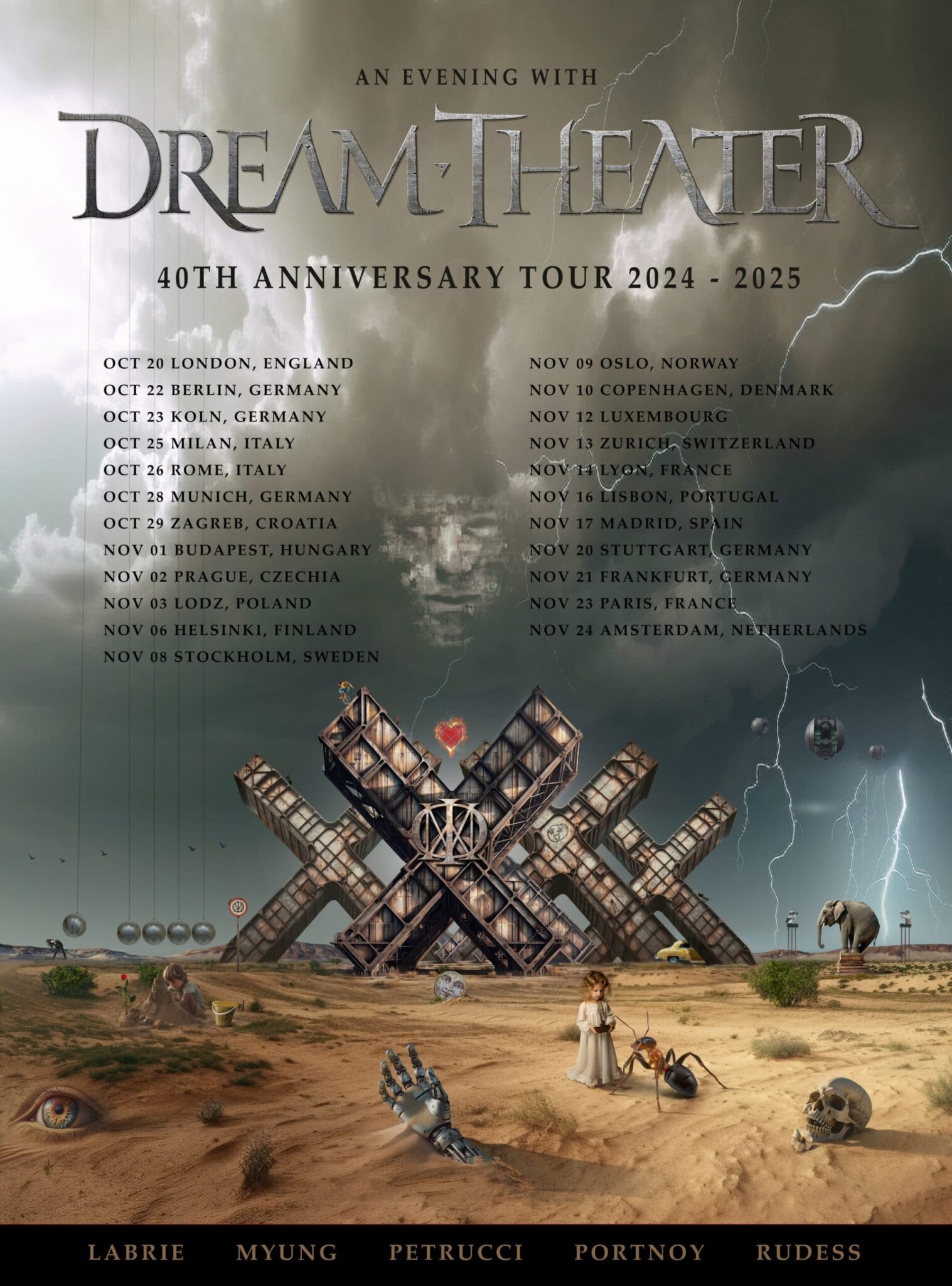 Dream Theater Announce 40th Anniversary Tour Kicking Off In Europe This ...