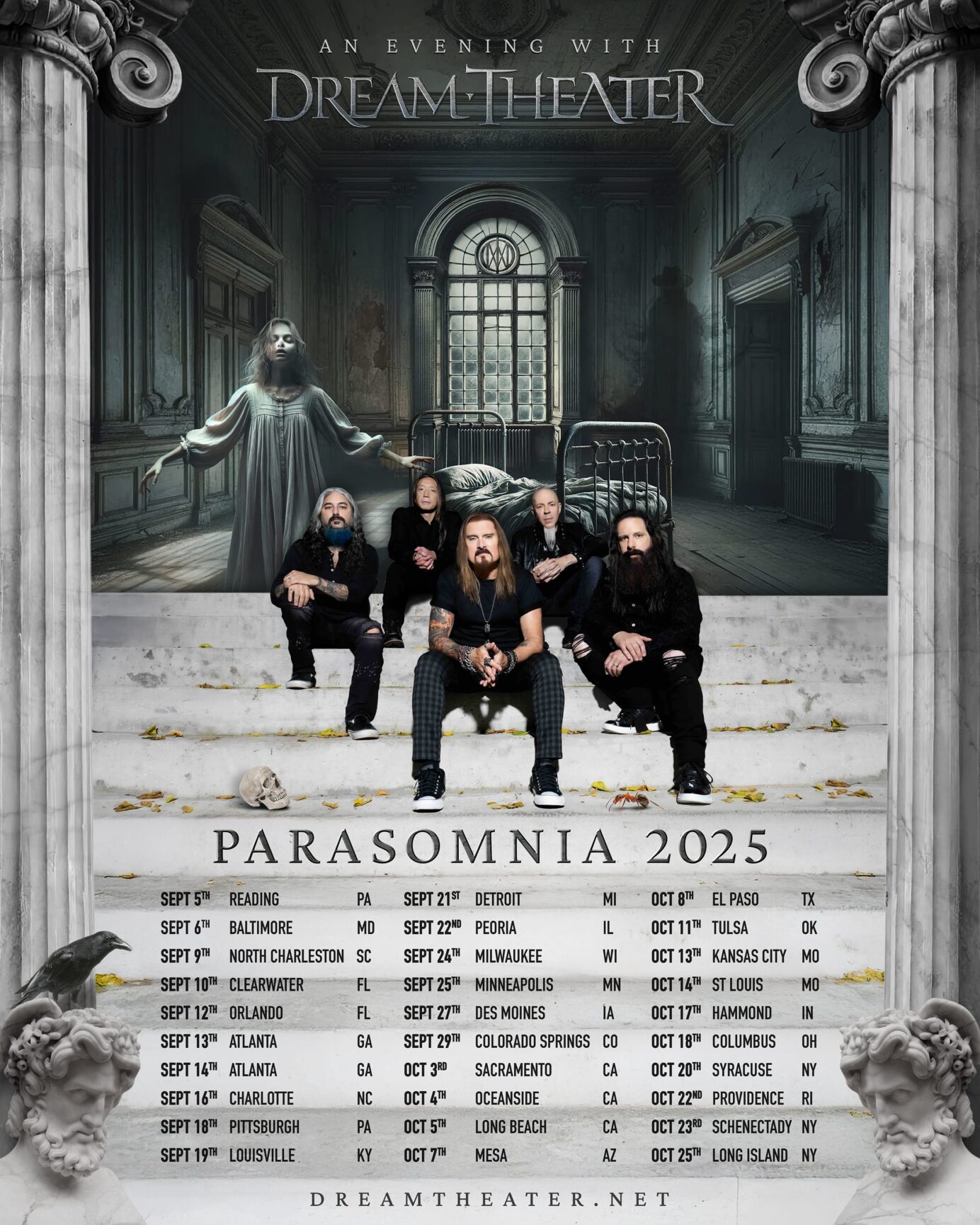 Dream Theater return to the USA in Fall 2025 with the Parasomnia Tour ...